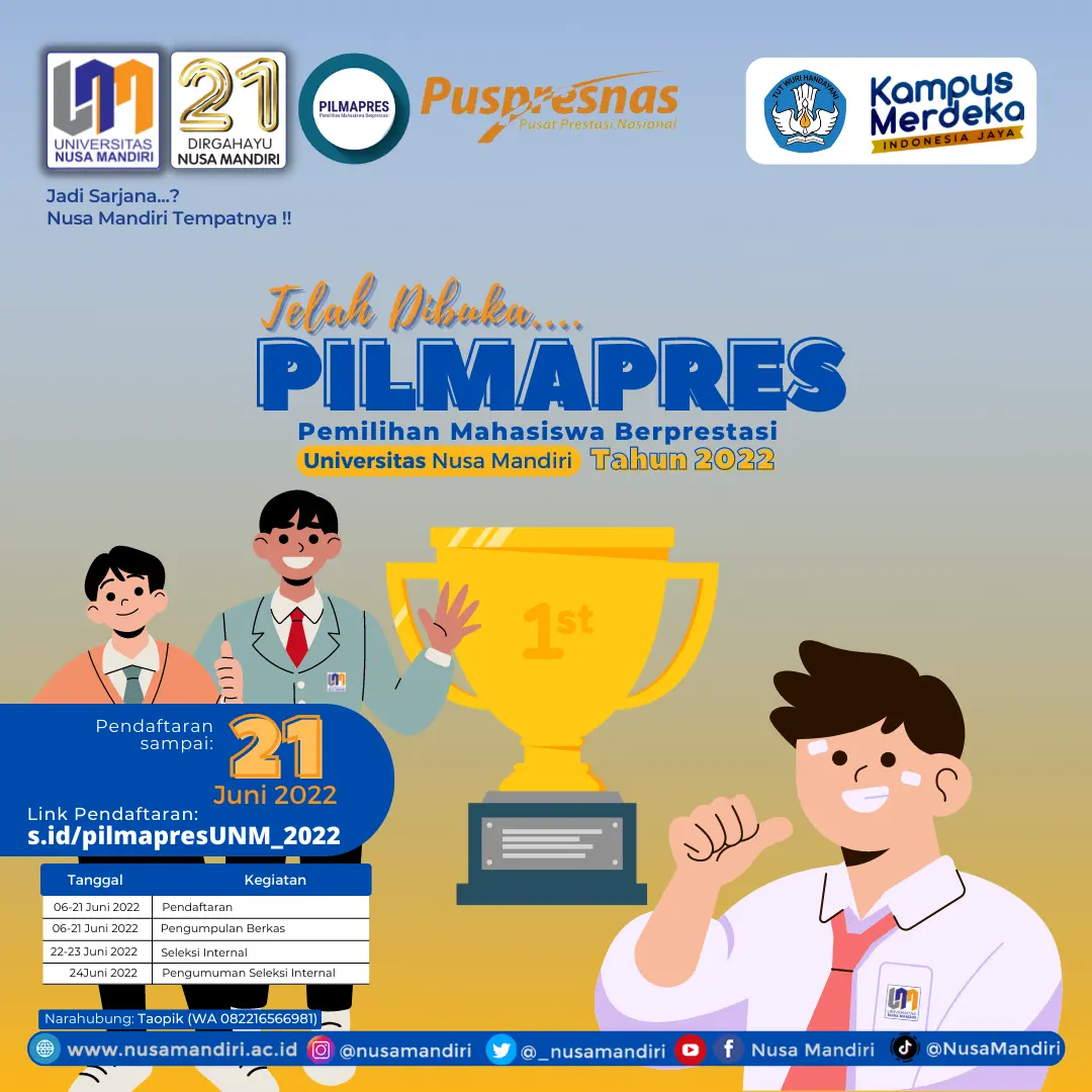 Buku Pedoman PILMAPRES Tahun 2022